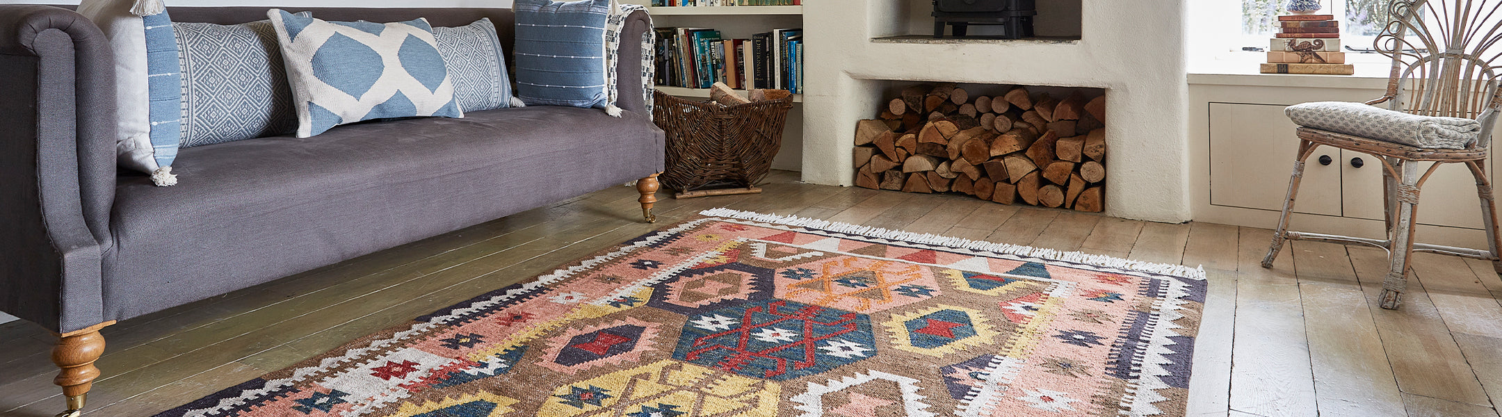 Multi-Coloured Rugs | Free UK Delivery | Weaver Green