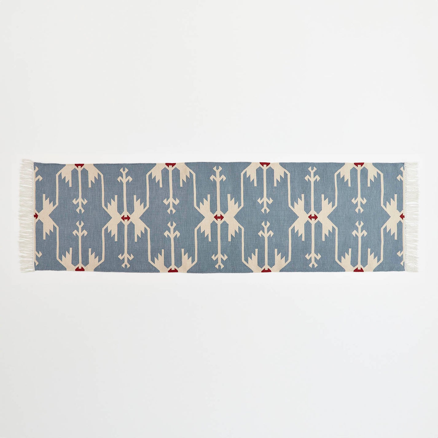 Anatolia Sky Blue Runner Rug | Weaver Green