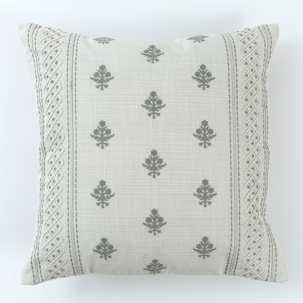 Daisy Eucalyptus Cushion | Sustainable | Weaver Green