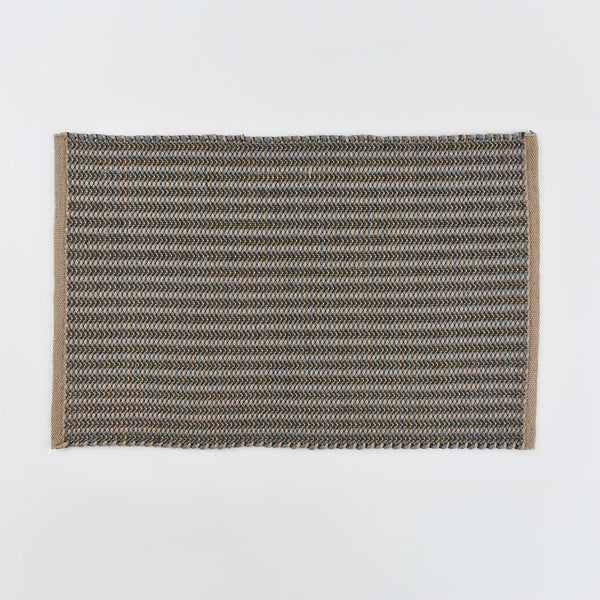 Dartmouth Stripe Pigeon Rug | Recycled & Washable | Weaver Green