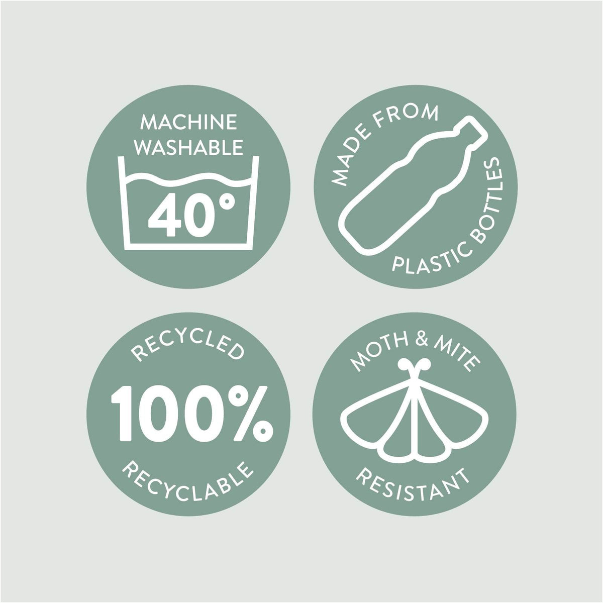 Anatolia Green Rug | 100% Recycled Plastic | Weaver Green