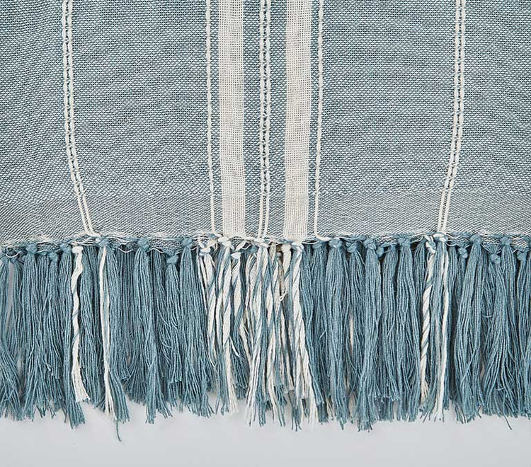 Madras Gold Check Throw | Yellow and Blue Check Throw | Free UK ...