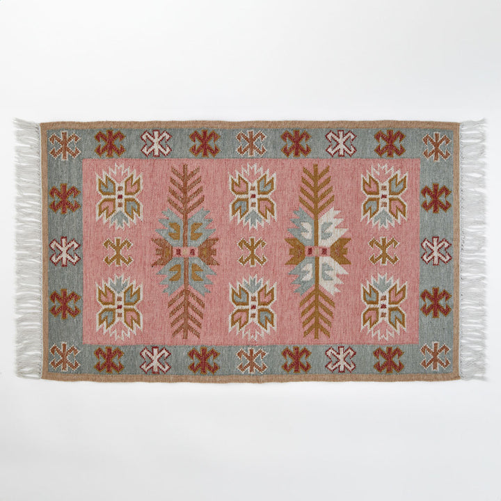 Kilim Rugs | Machine Washable | Weaver Green