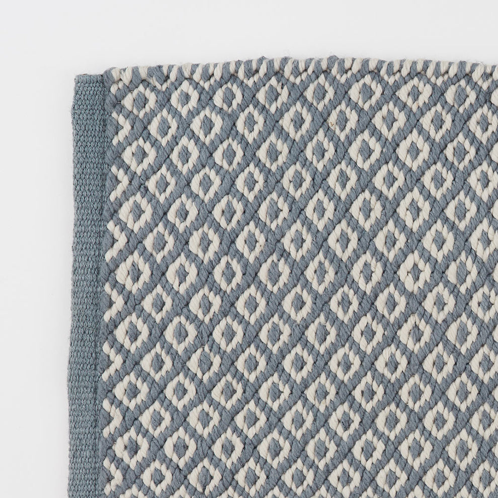 Thistle Sky Blue Rug | Recycled & Washable | Weaver Green