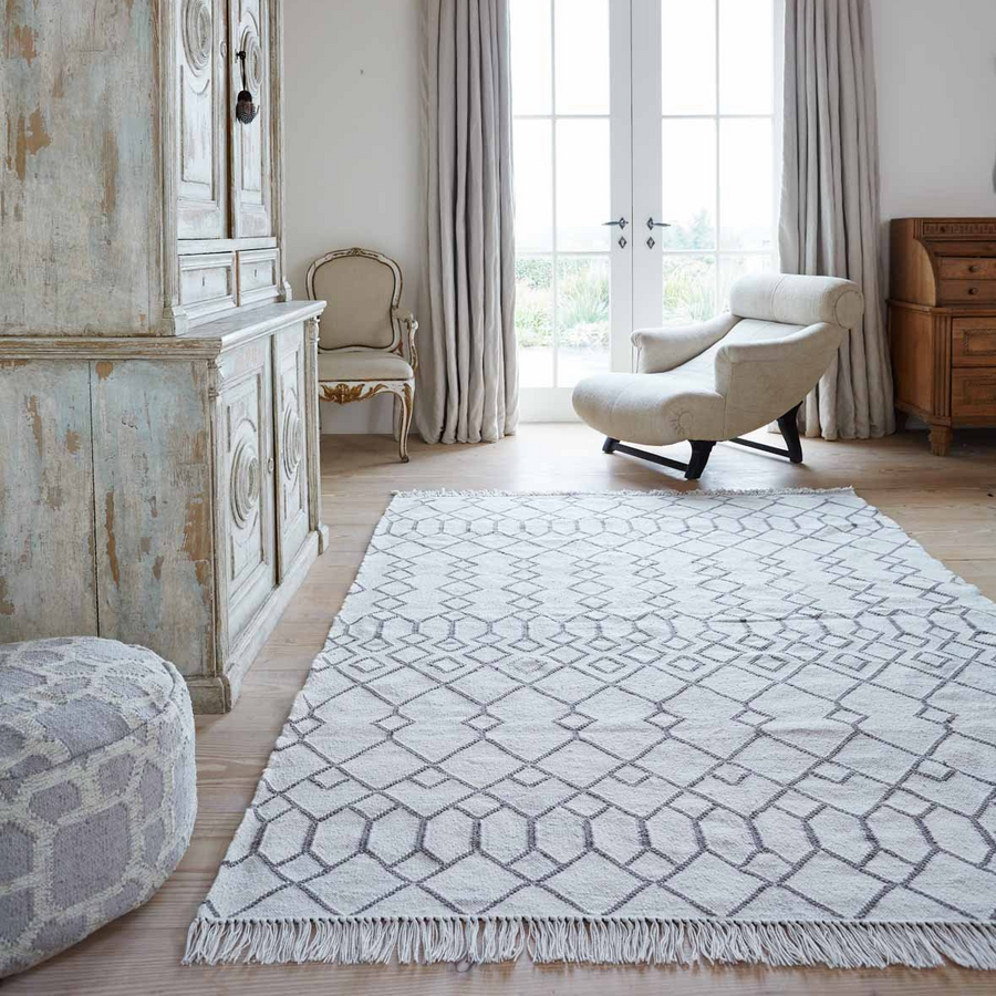 Medina Tangier Rug | Moroccan Monochrome Rug